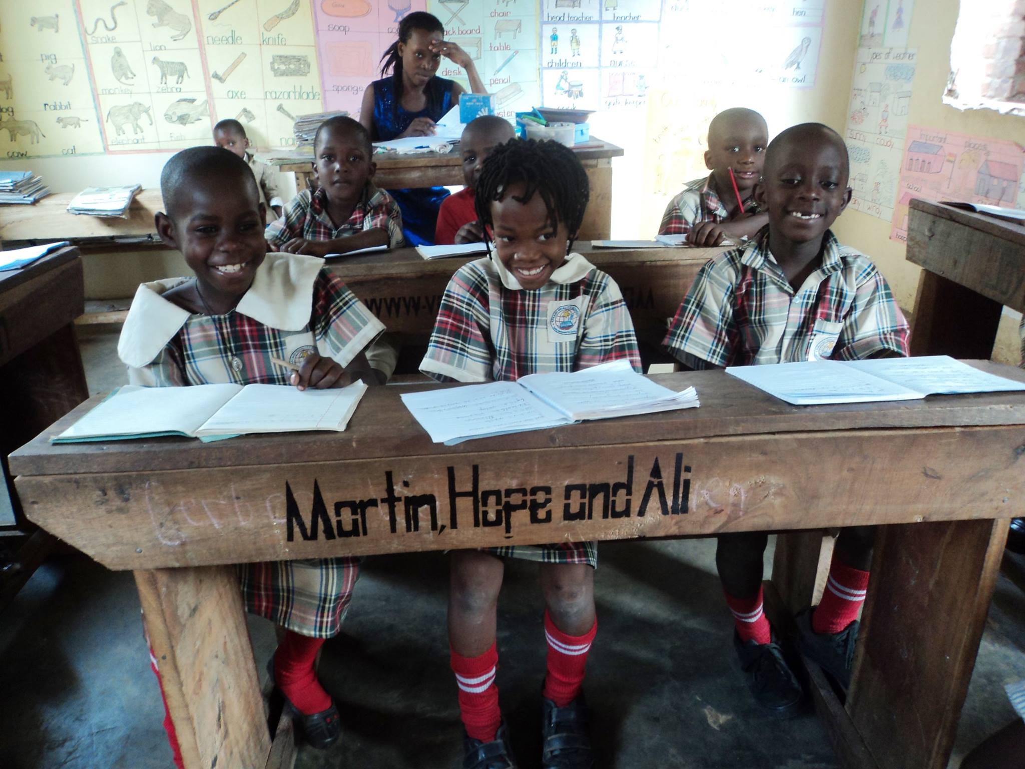 What’s My Name Doing on a Ugandan School Desk? – Debbie Young's Writing ...